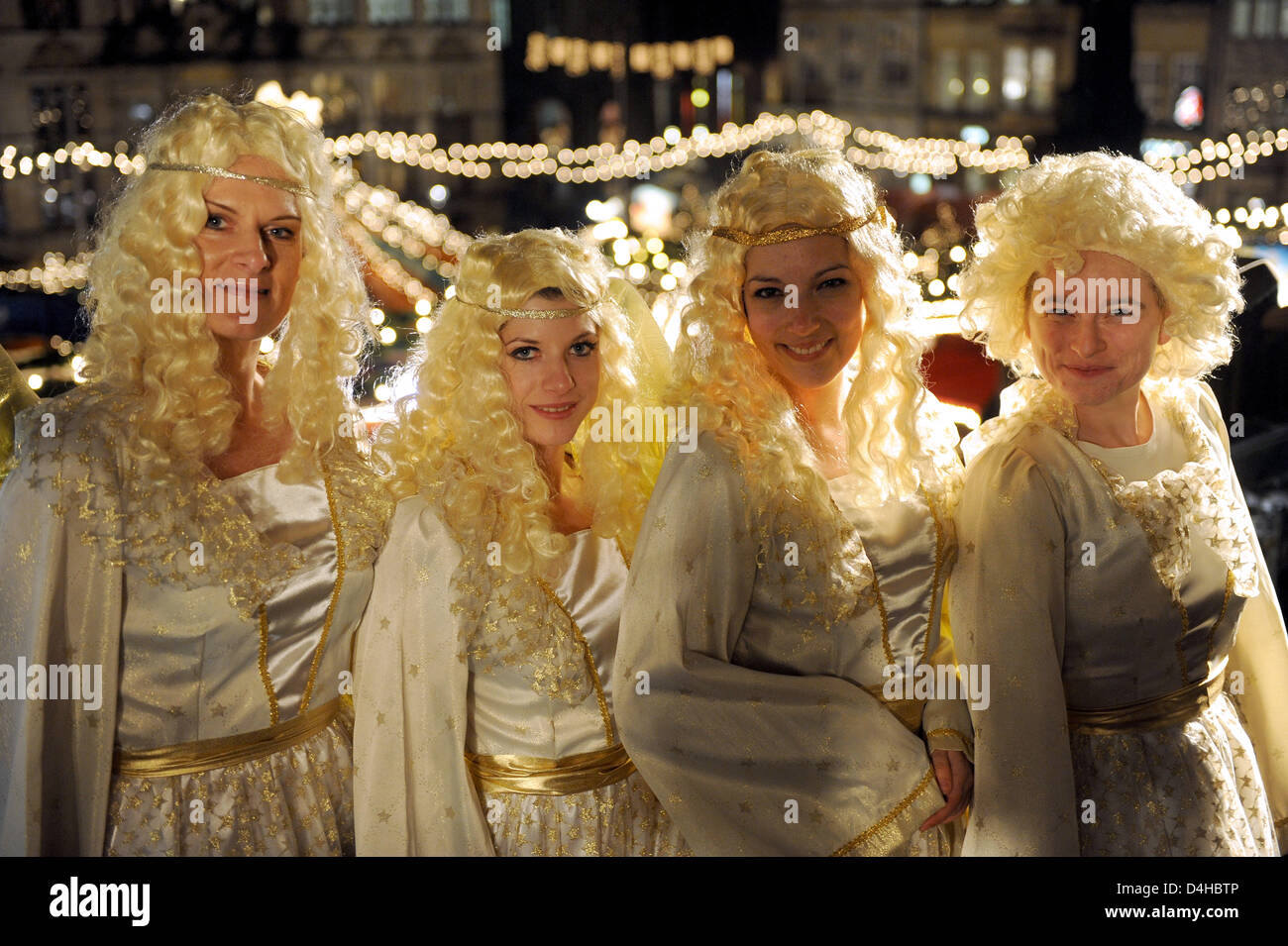 ?Angels? inaugurate the traditional crhistmas market on the balcony of ...