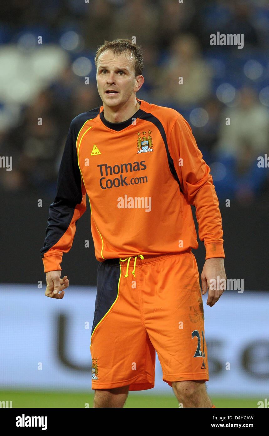 Manchester?s German player Dietmar Hamann captured during the UEFA Cup ...