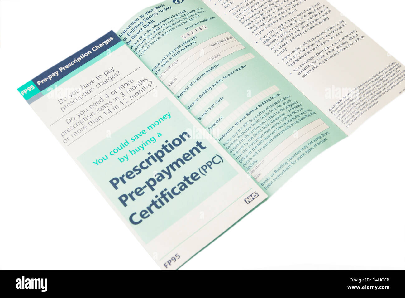 Appplication form for applying for a Prescription Pre-payment ...