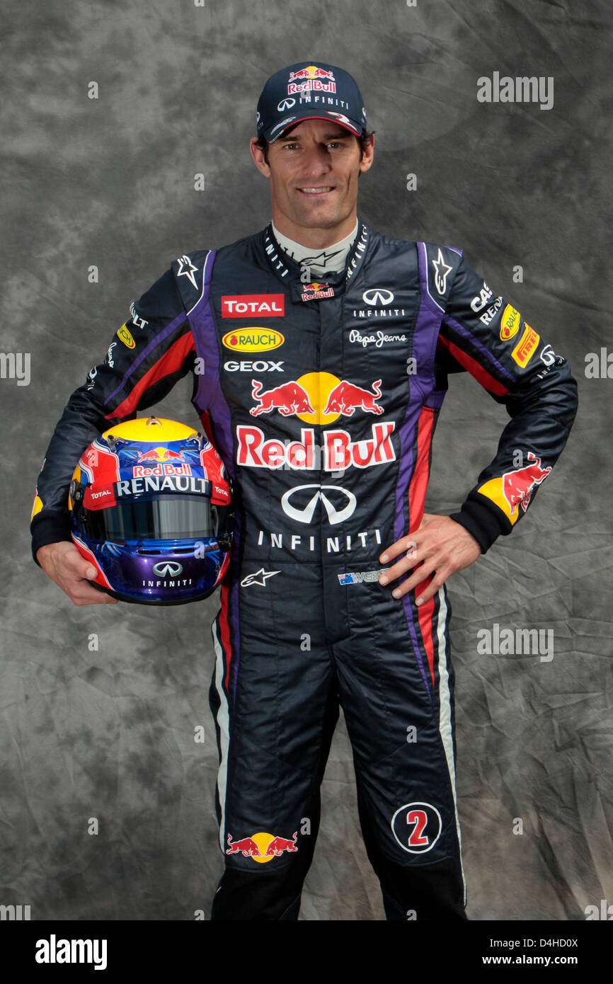 Mark webber formula 1 portrait hi-res stock photography and images - Alamy