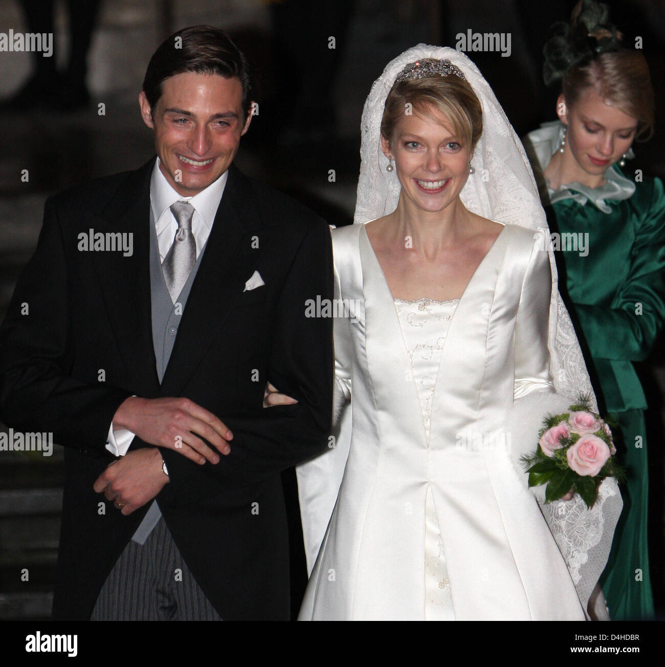 Archduchess Marie Christine of Austria (R) and Count Rodolphe of ...
