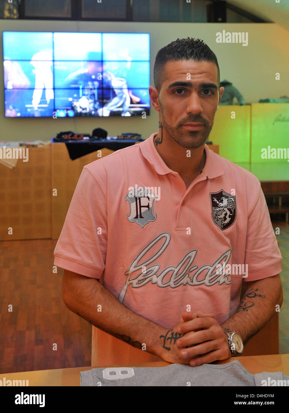 German rapper Bushido poses inside his fashion store ?Bushido Store? in ...