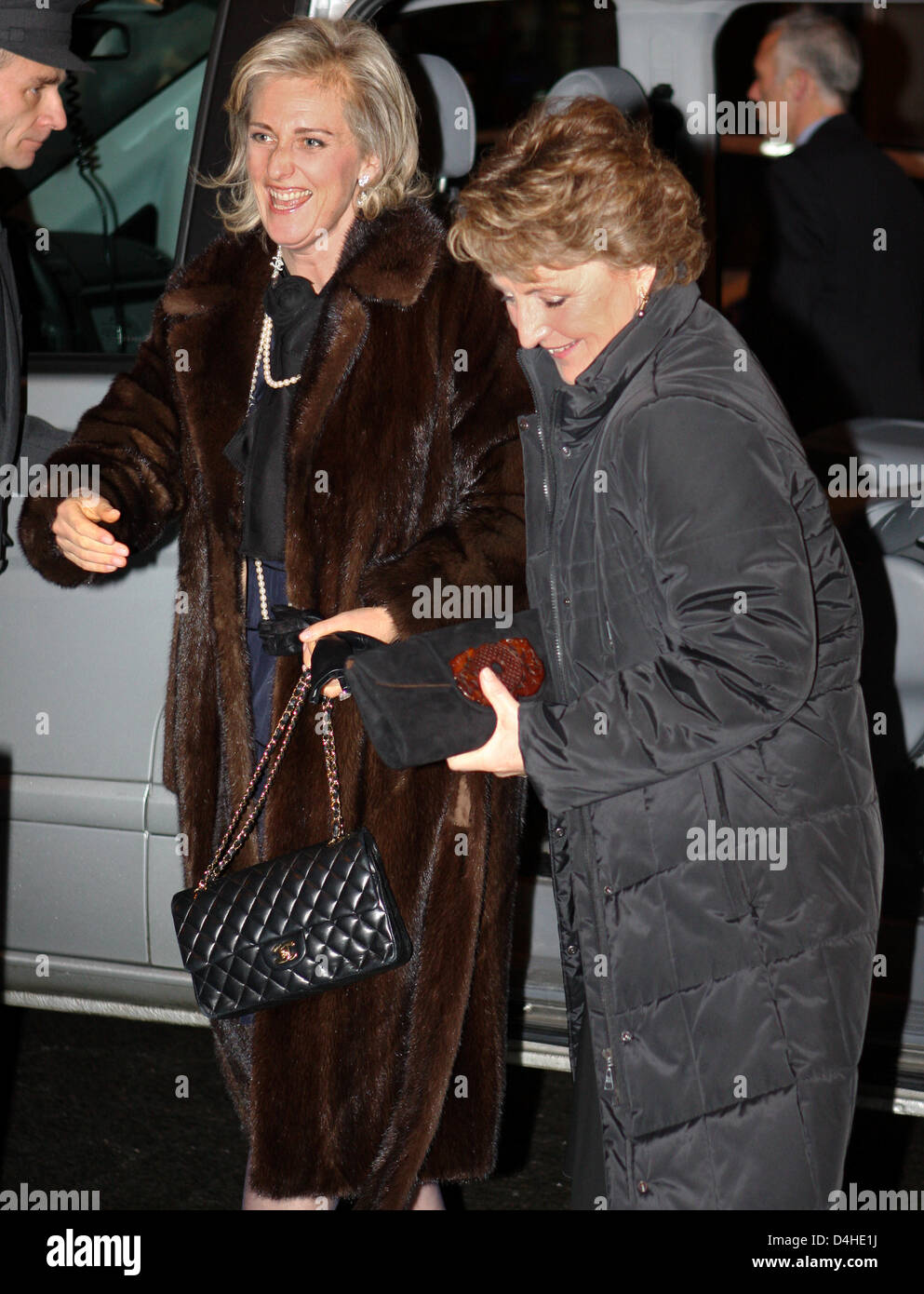 Princess Margriet (R) of the Netherlands and Princess Astrid of Belgium ...