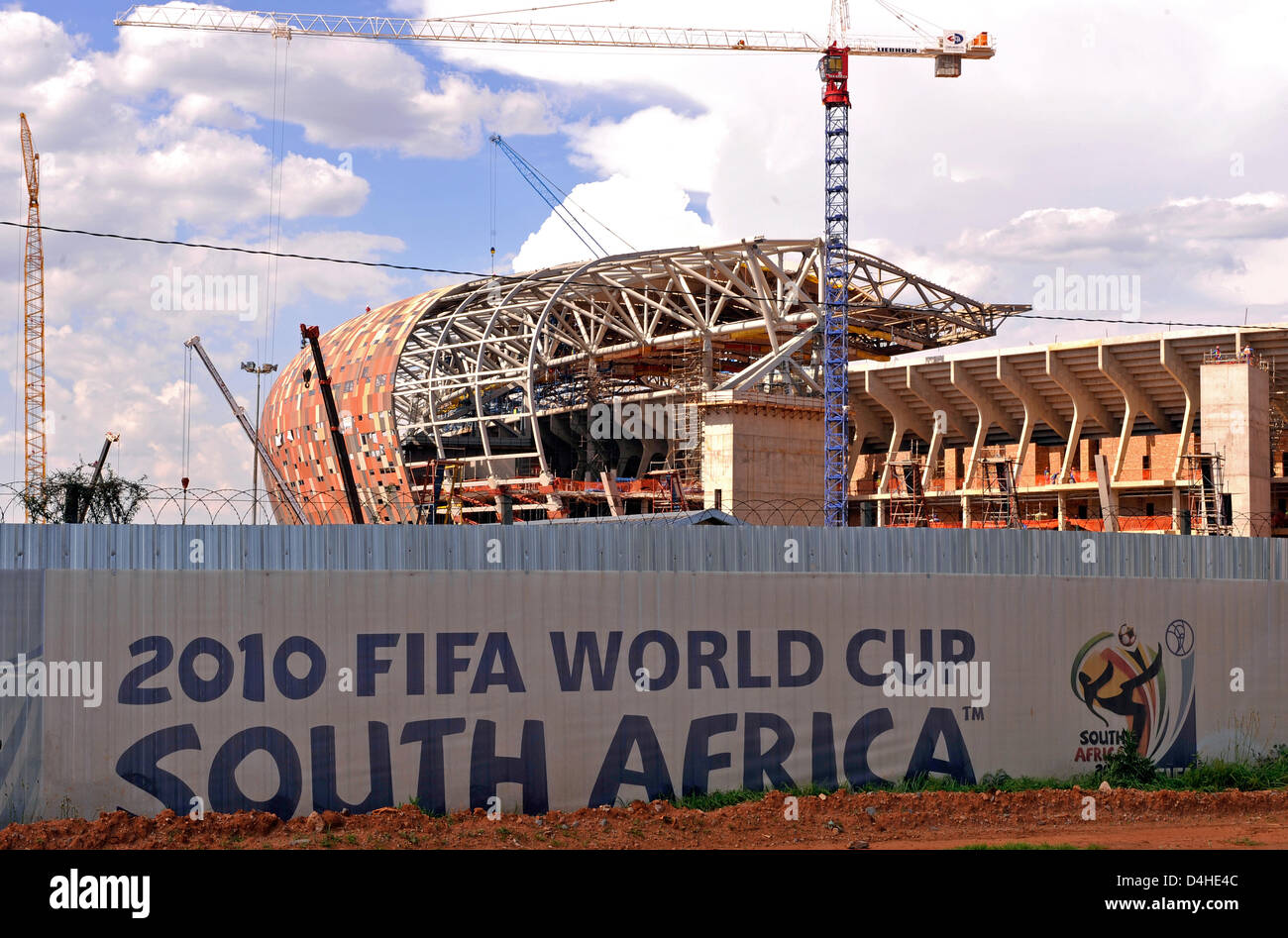 Banner advertising fifa soccer world hi-res stock photography and ...