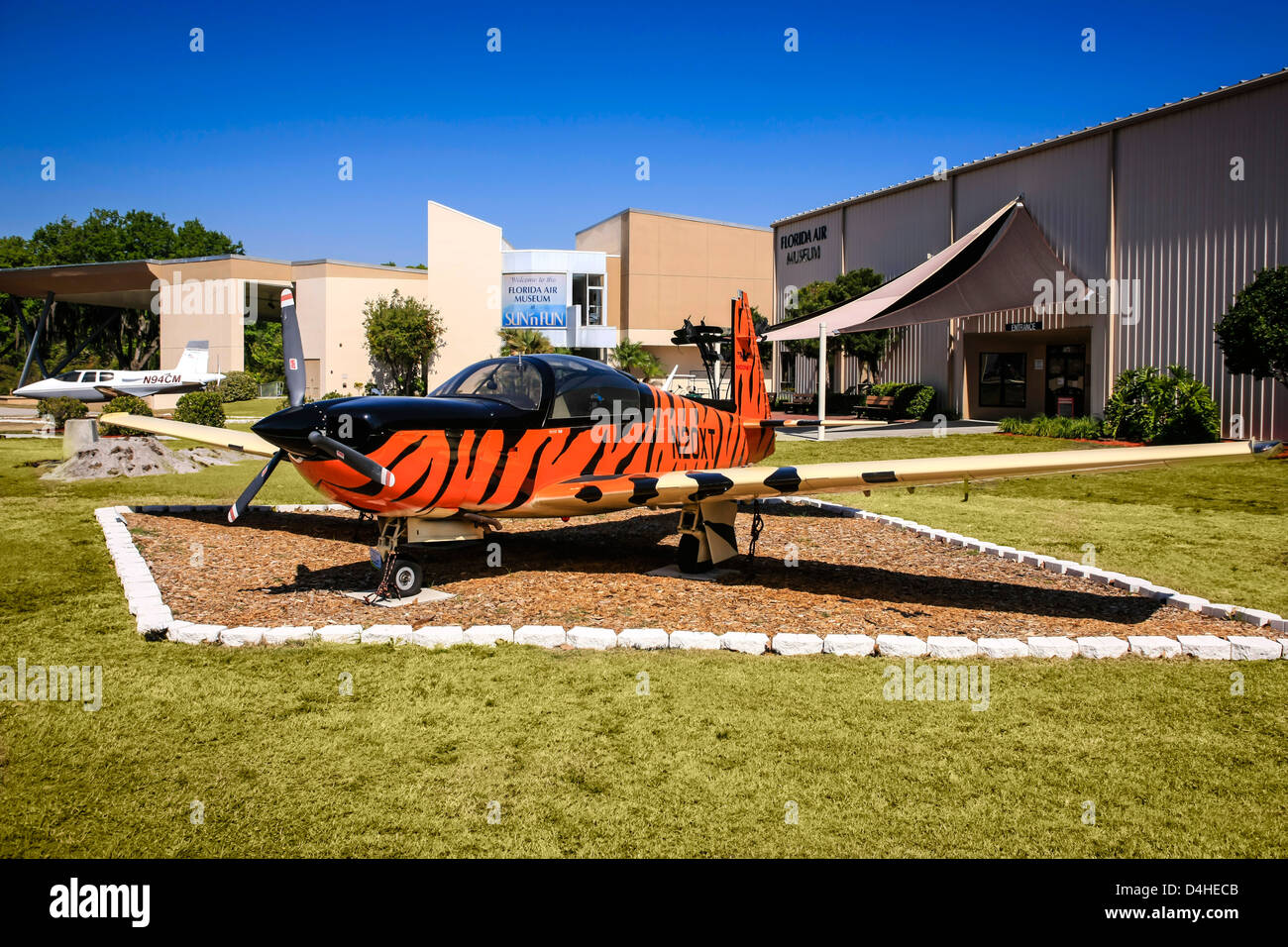A Mooney M20T outside the Sun n Fun Florida Air Museum at Lakeland ...