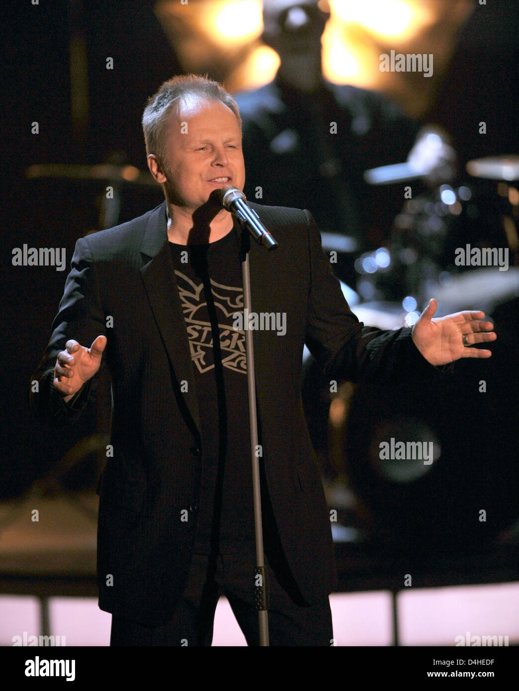 German singer Herbert Groenemeyer performs during Germany?s famous ...