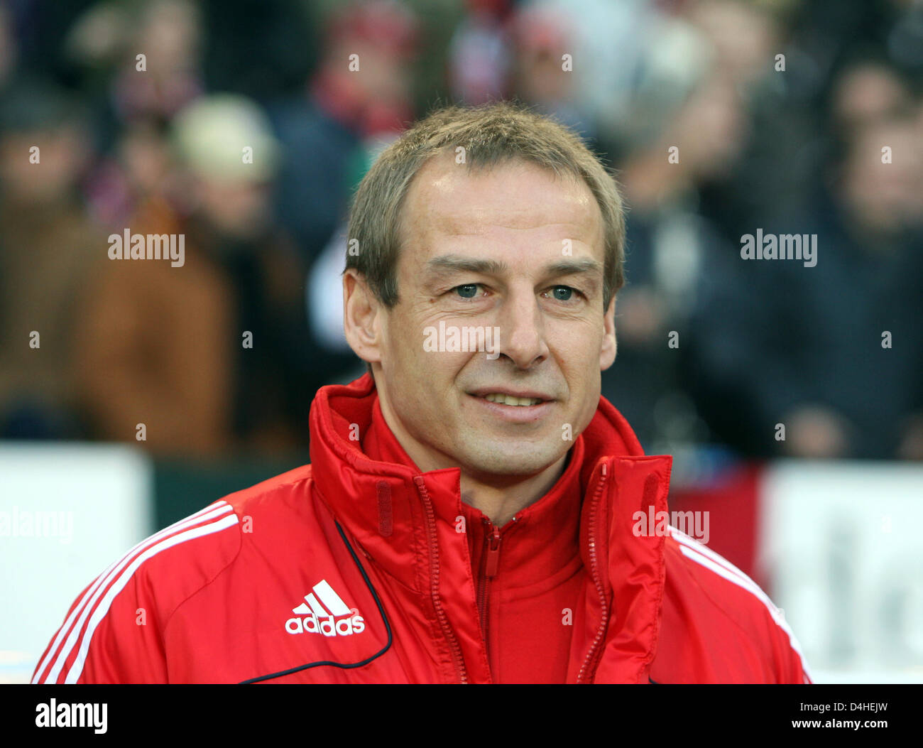 Munich?s coach Juergen Klinsmann captured during the Bundesliga match ...