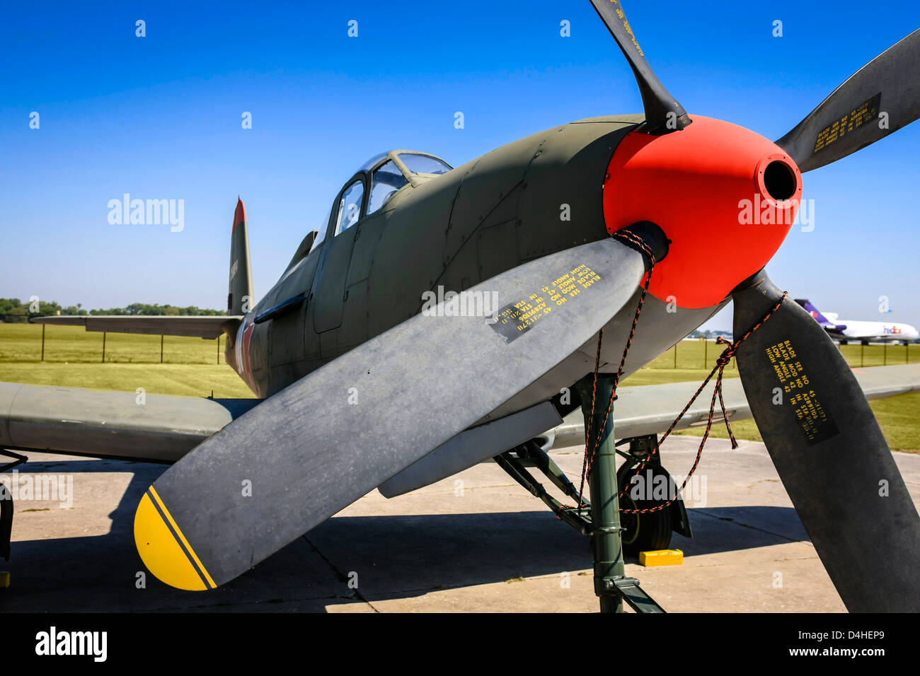 Bell P39 Airacobra WWII Plane at the Sun n Fun Florida Air Museum in ...