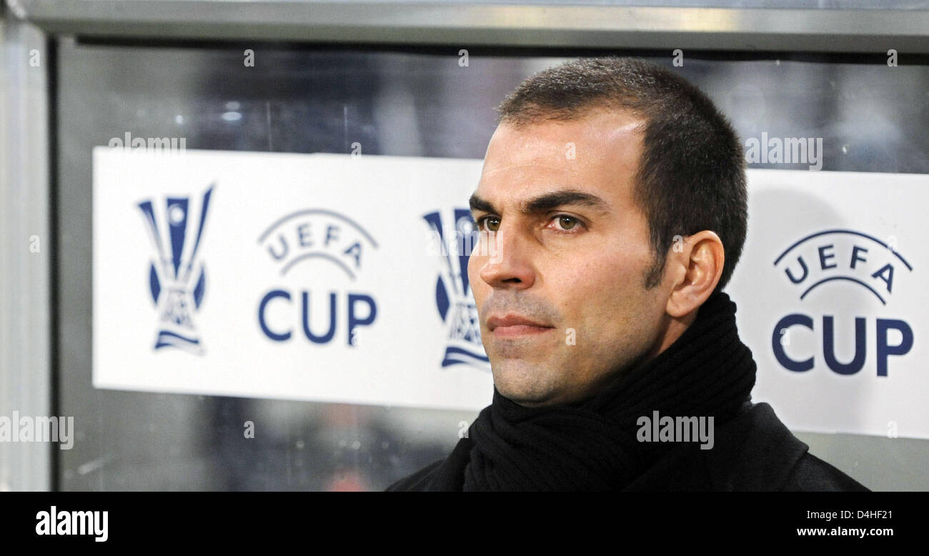 Stuttgart?s team leader Markus Babbel pictured during the UEFA Cup ...