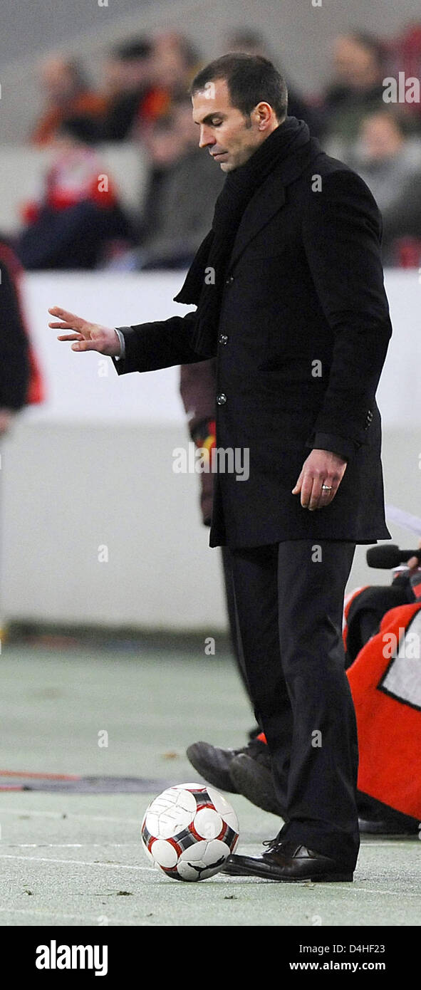 Stuttgart?s team leader Markus Babbel pictured during the UEFA Cup ...