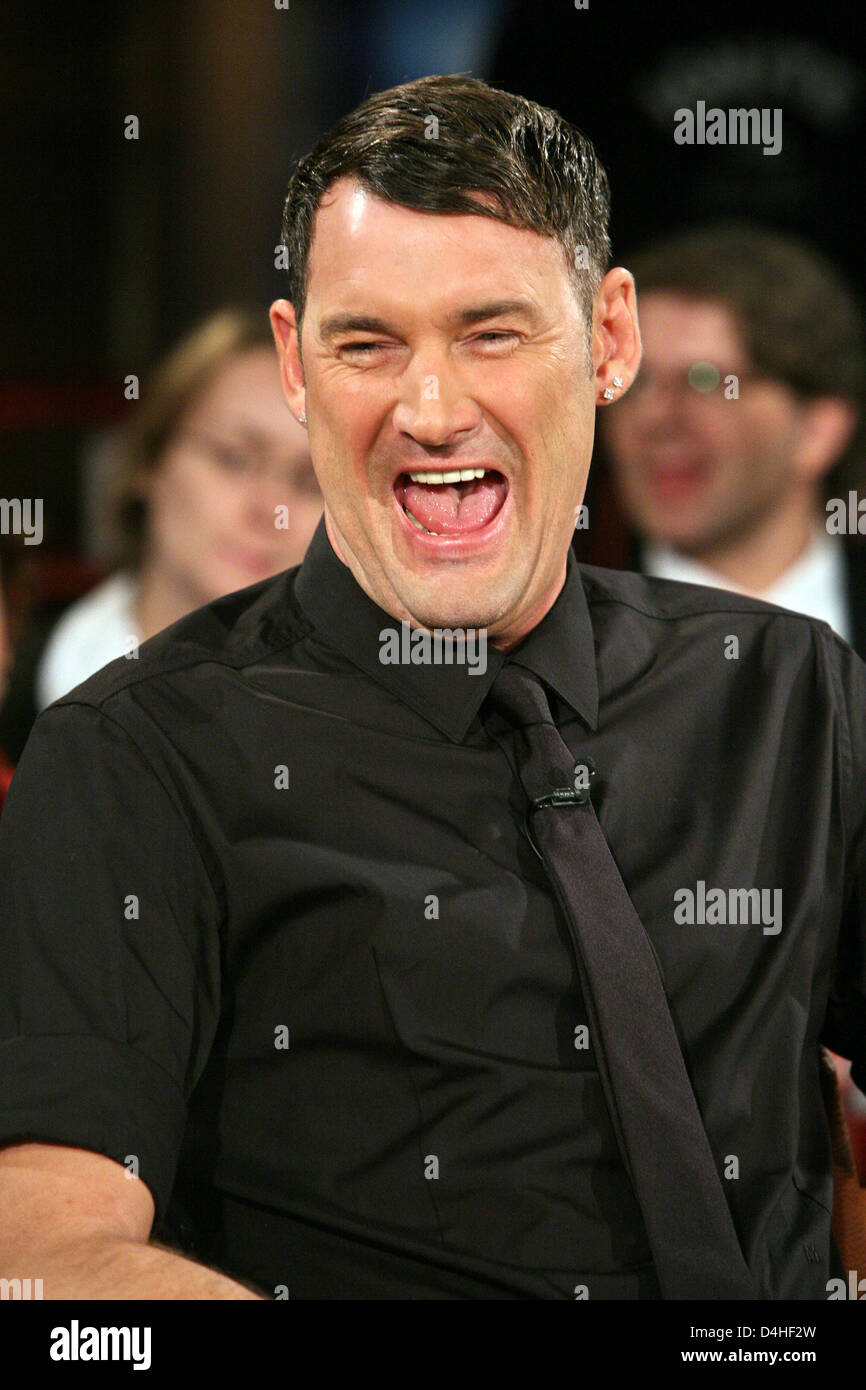 Fashion designer Michael Michalsky pictured in the studio of ?NDR Talk ...