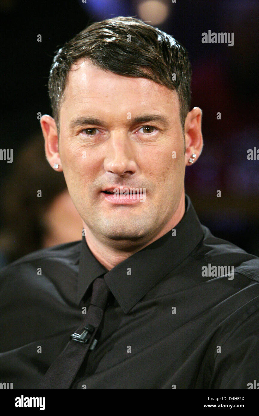 Fashion designer Michael Michalsky pictured in the studio of ?NDR Talk ...