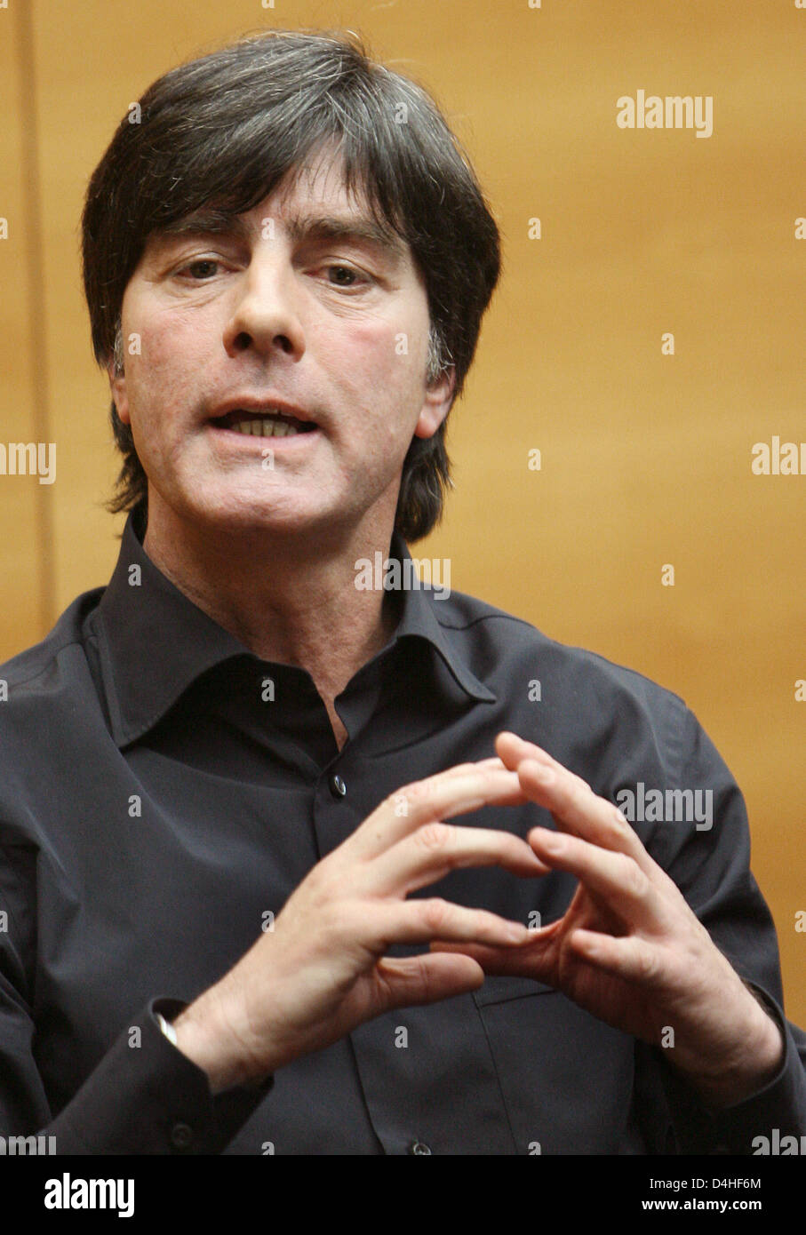 Coach of German national soccer team, Joachim Loew, captured during an ...