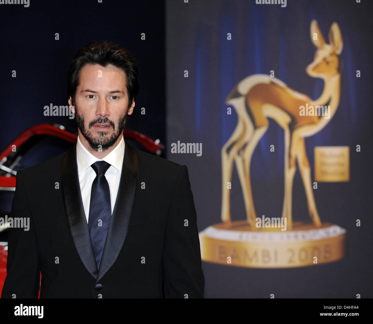 Actor Keanu Reeves arrives for the award ceremony of the Bambi Media ...
