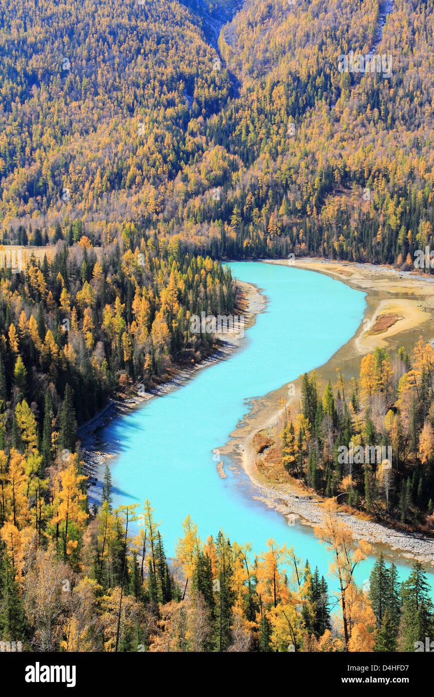 Yellow river landscape china hi-res stock photography and images - Alamy