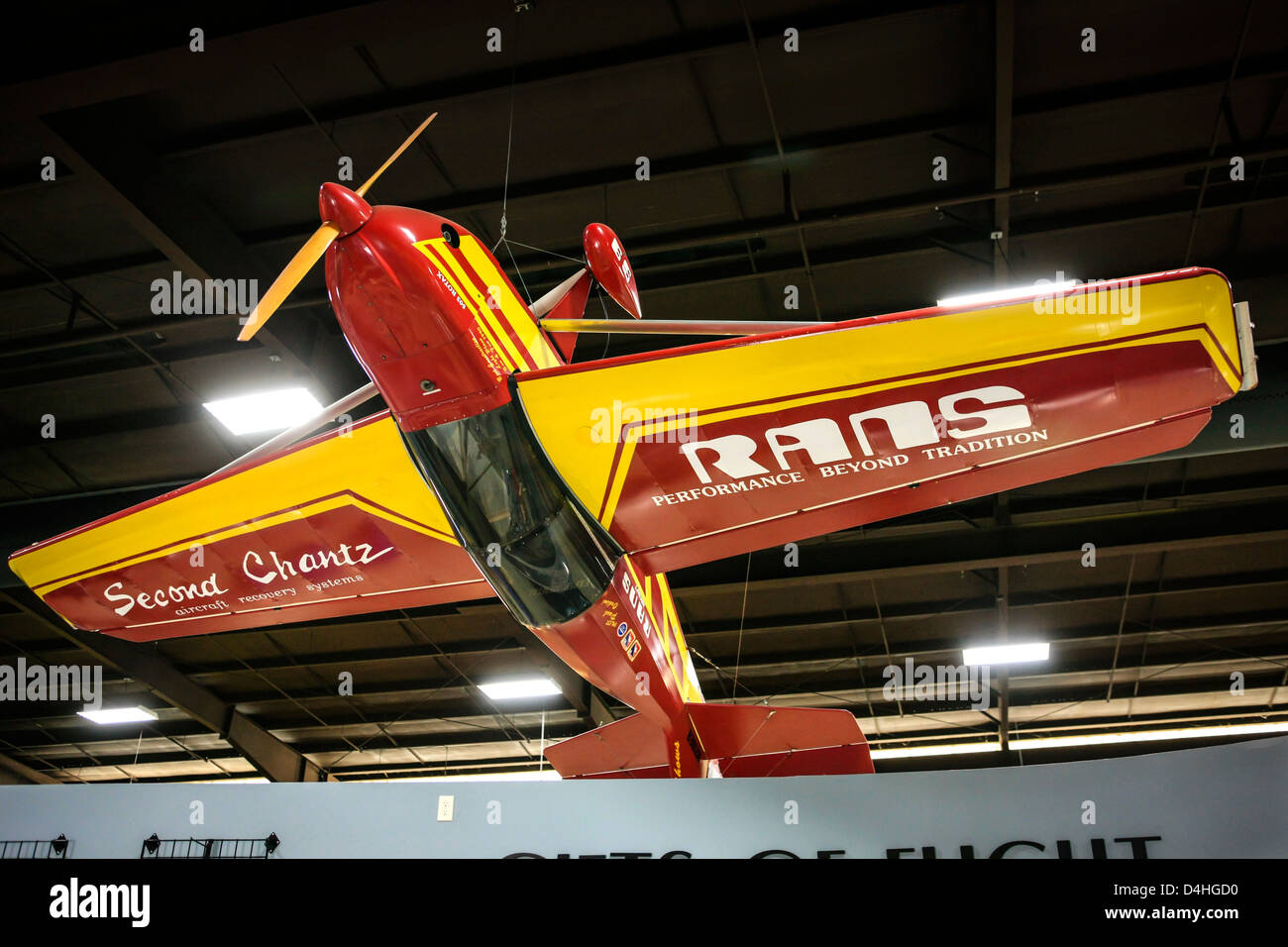 A Rans S09 Racing plane inside the Sun n Fun Florida Air Museum in ...