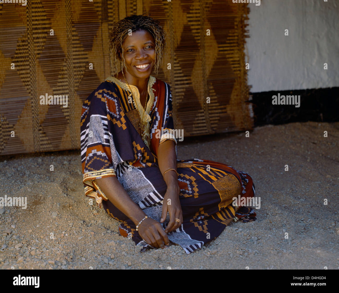 Adamaoua North Cameroon Adamaoua Mosque Woman Sitting On The Floor ...