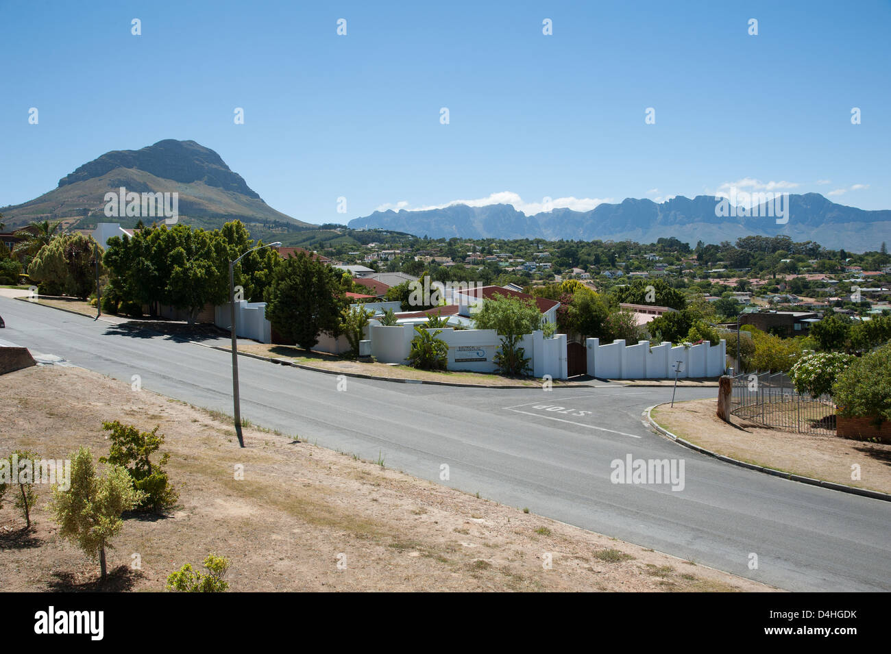 Somerset West a residential area in the Western Cape South Africa Seen ...
