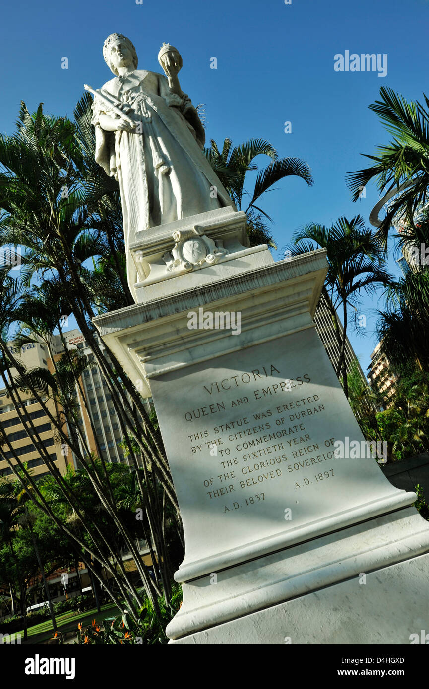 Statue queen victoria durban south hi-res stock photography and images ...