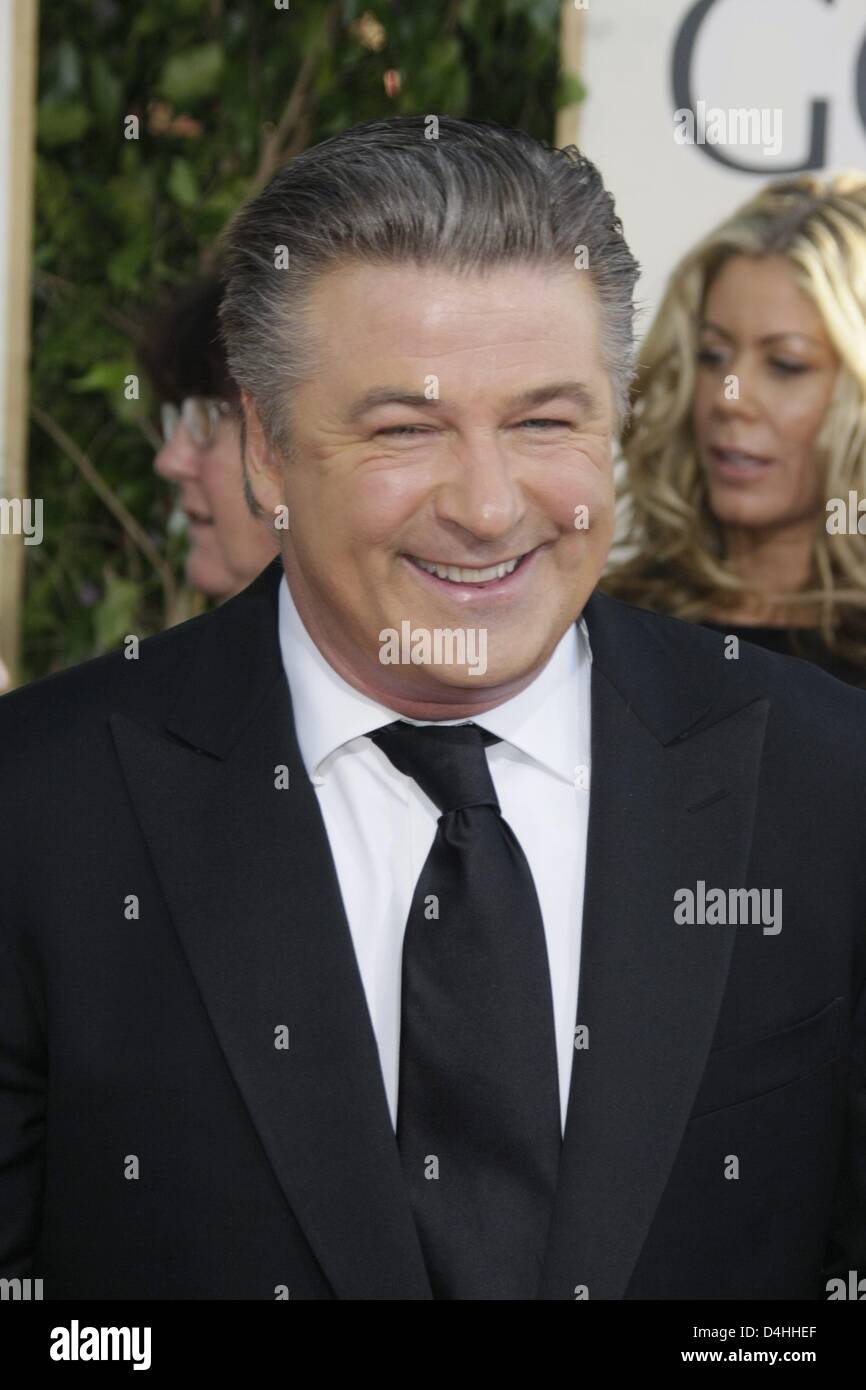 Actor Alec Baldwin arrives for the 66th Annual Golden Globe Awards at ...