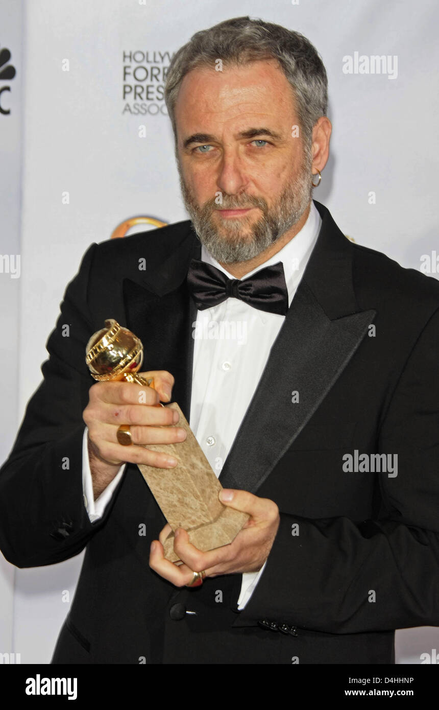 Israeli director Ari Folman presents his Golden Globe for Best Foreign ...