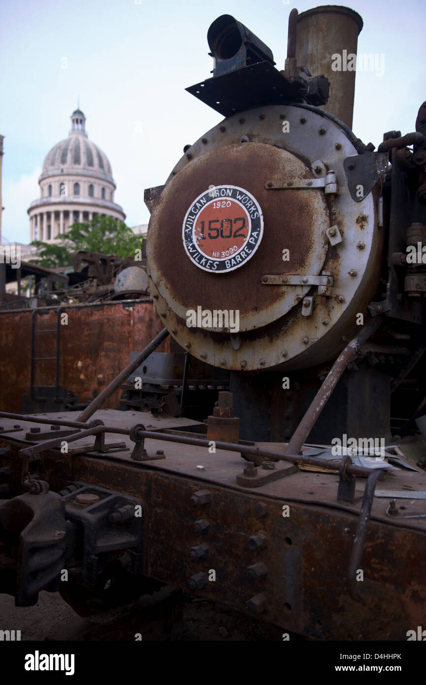 Rusting steam locomotive hi-res stock photography and images - Alamy