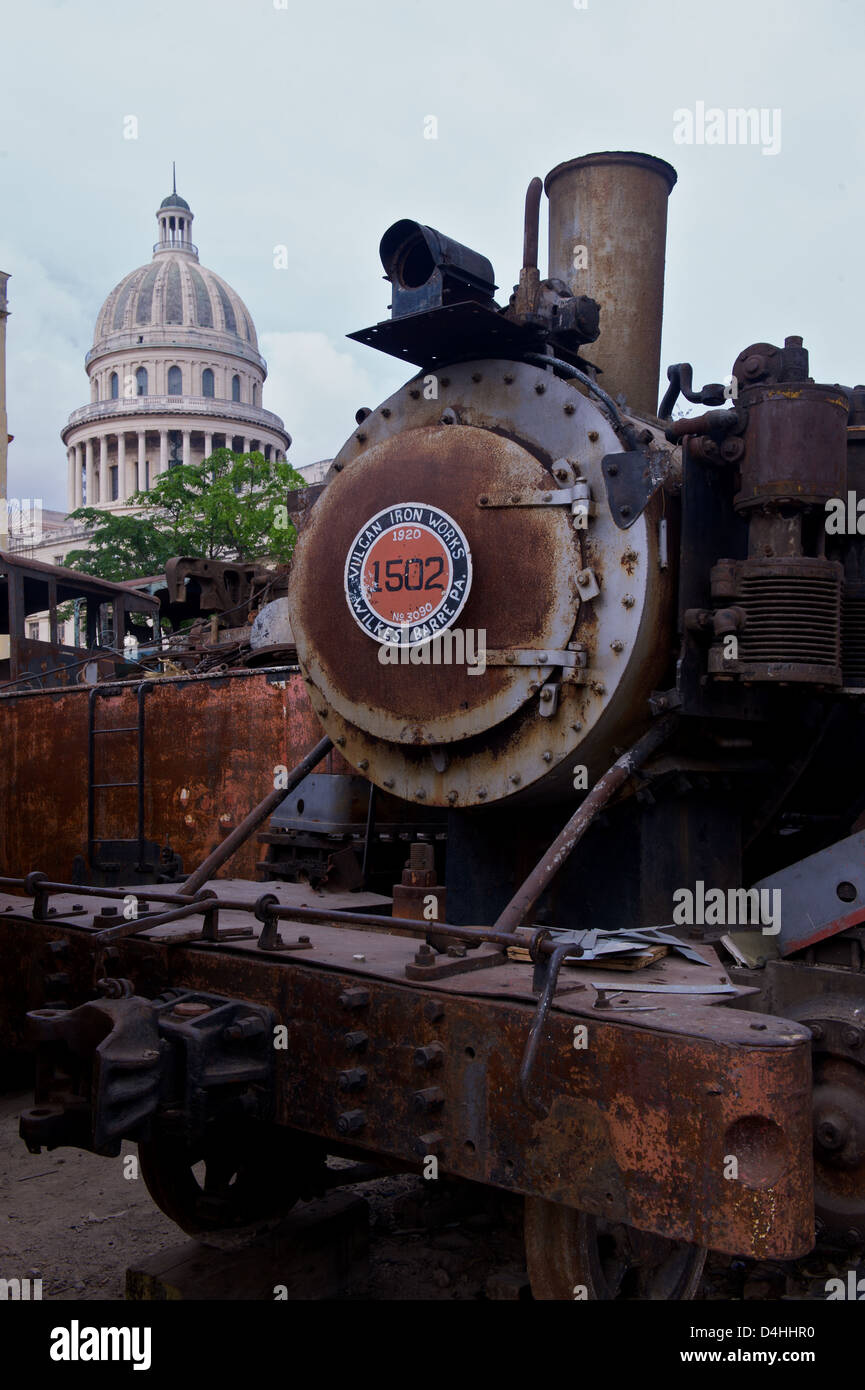 Railway steam locomotive railroad cuba hi-res stock photography and ...