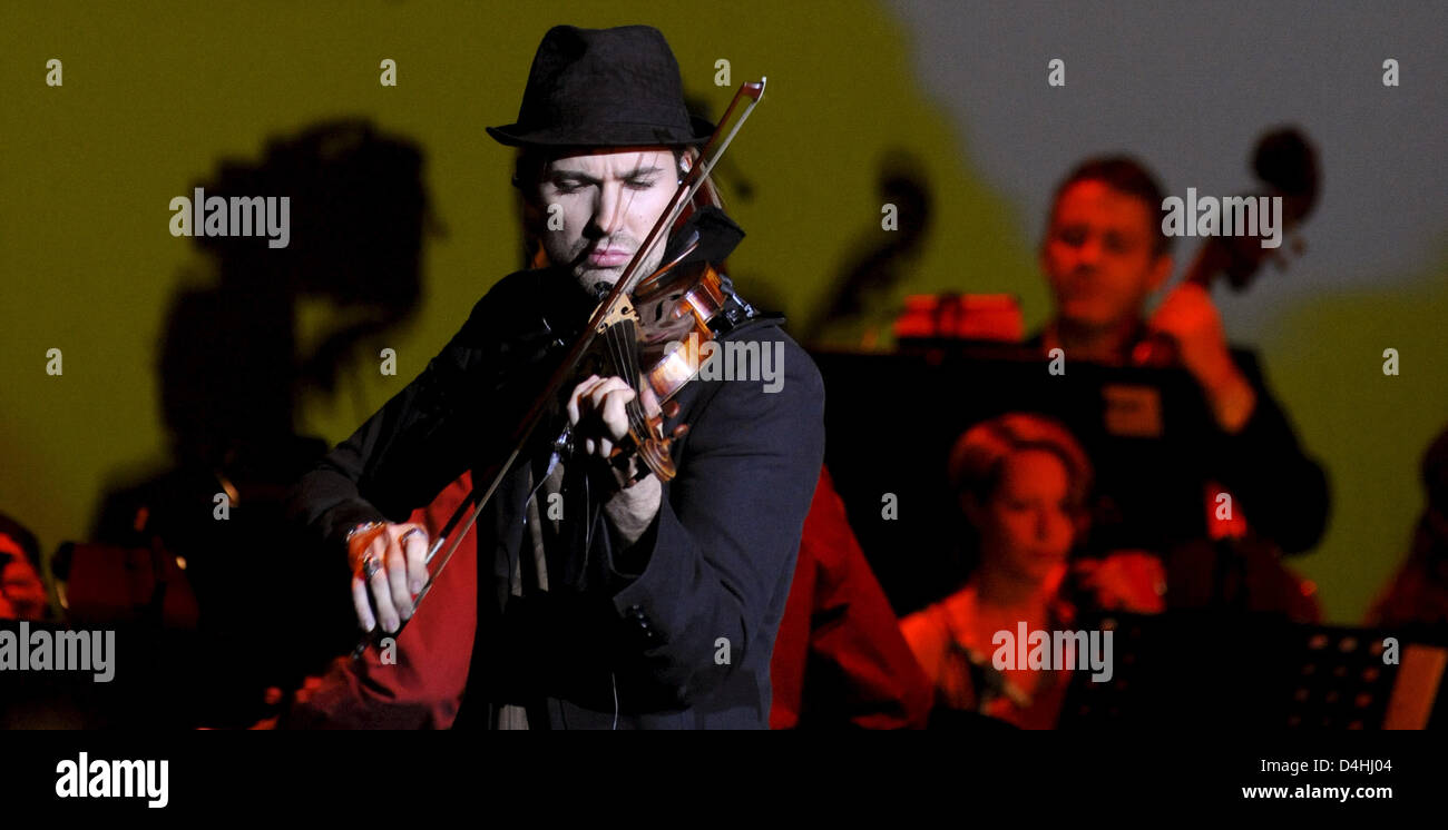 German-American violinist David Garrett stages his new programm ?Encore ...