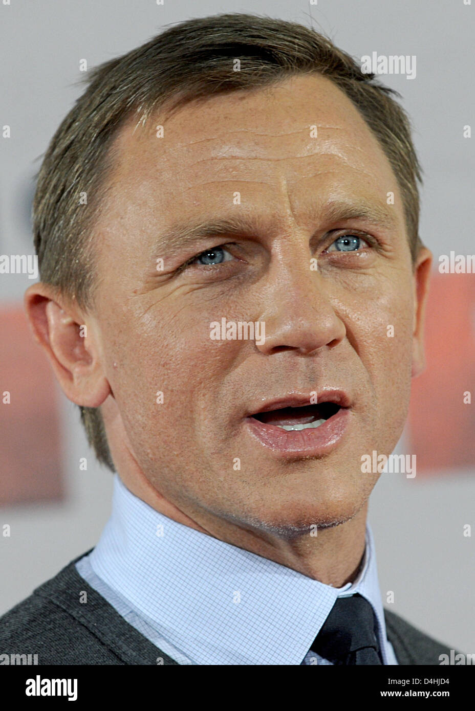British actor Daniel Craig pictured promoting his new film ?Defiance ...