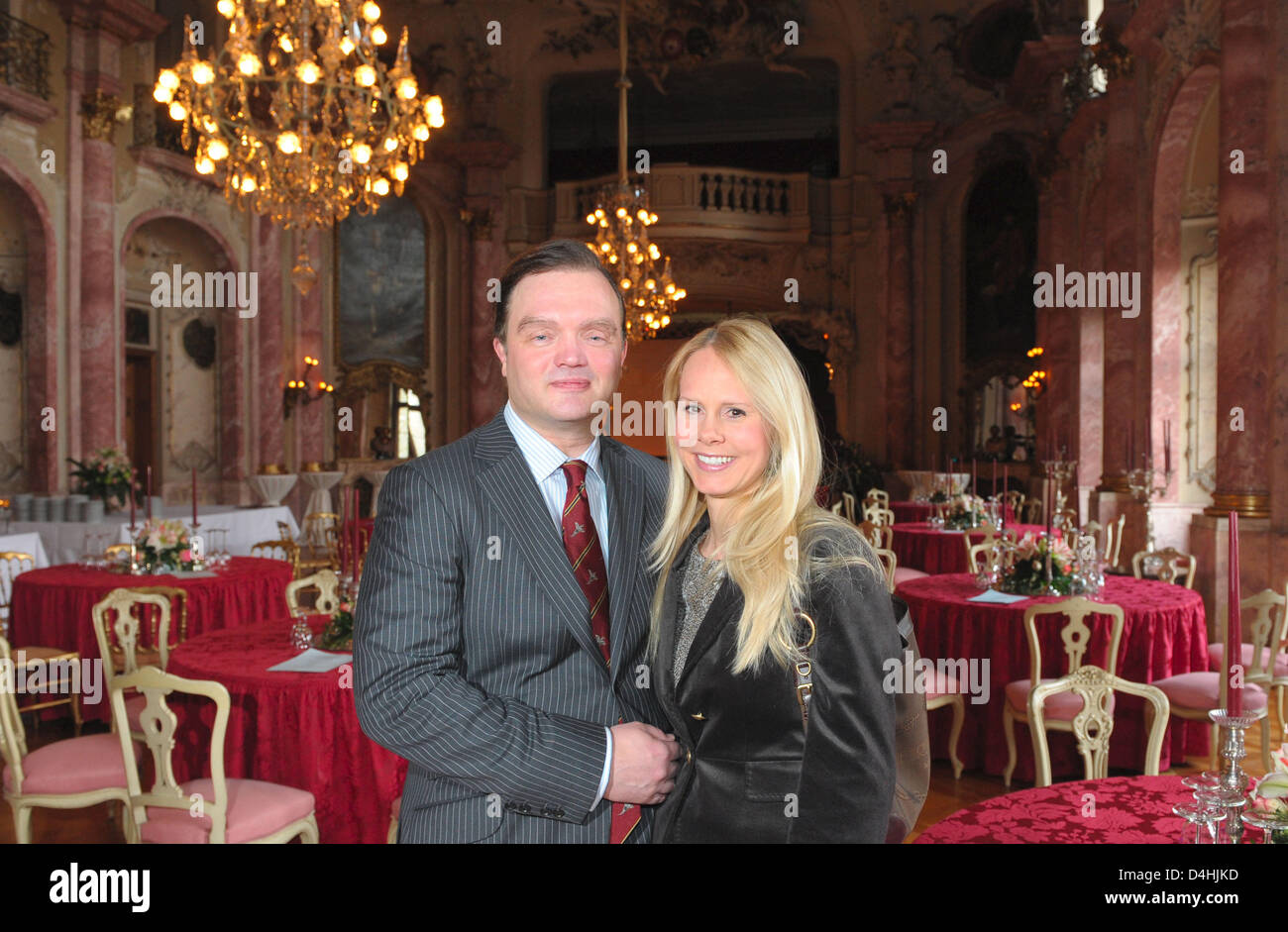 Alexander prince schaumburg lippe wife nadja hi-res stock photography ...