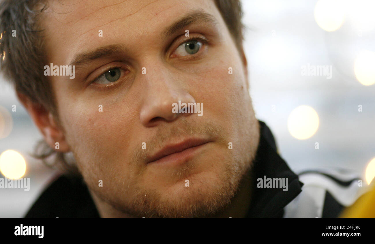 Germany?s Michael Kraus pictured at a press conference in Varadzin ...