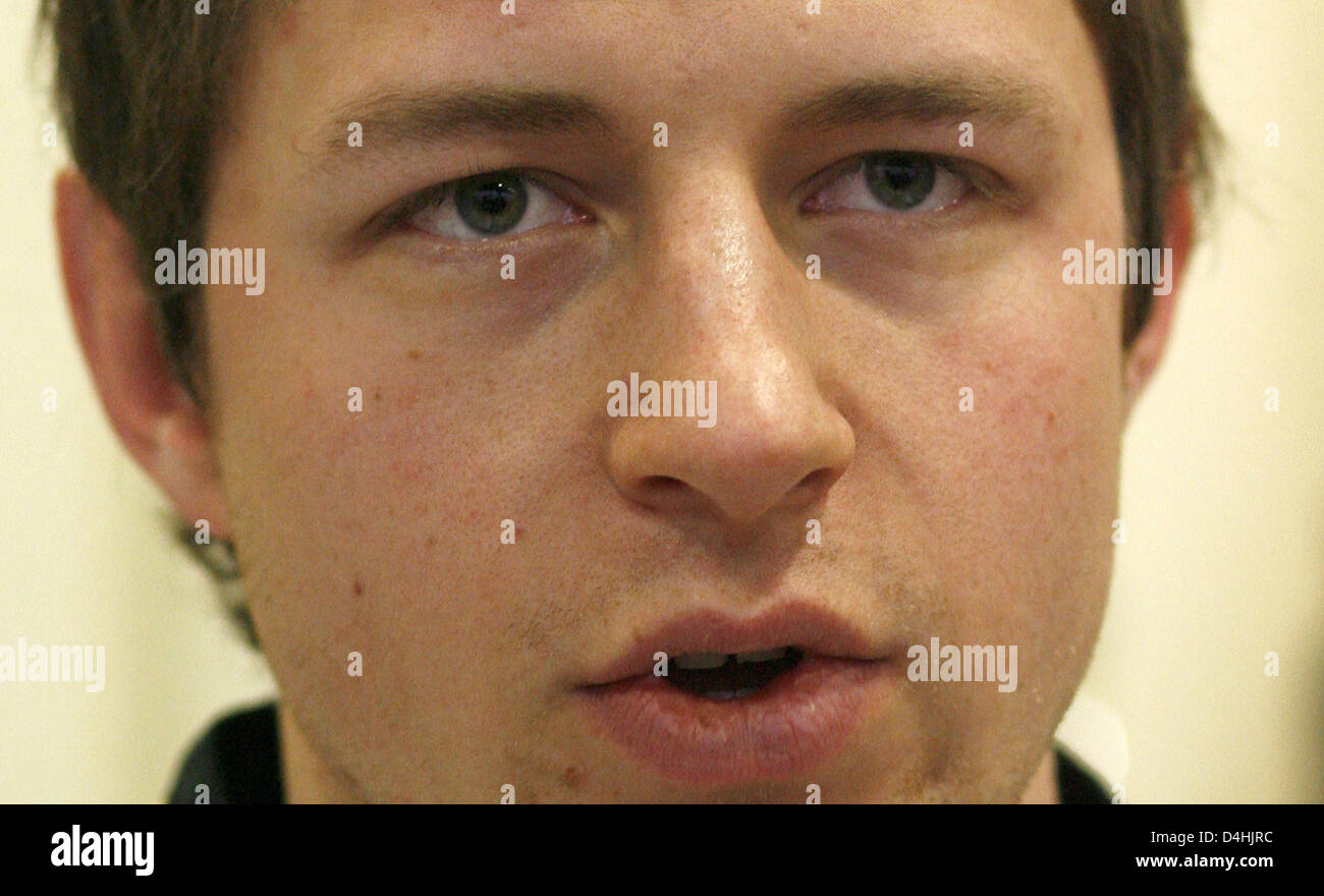 Germany?s Martin Strobel pictured at a press conference in Varadzin ...