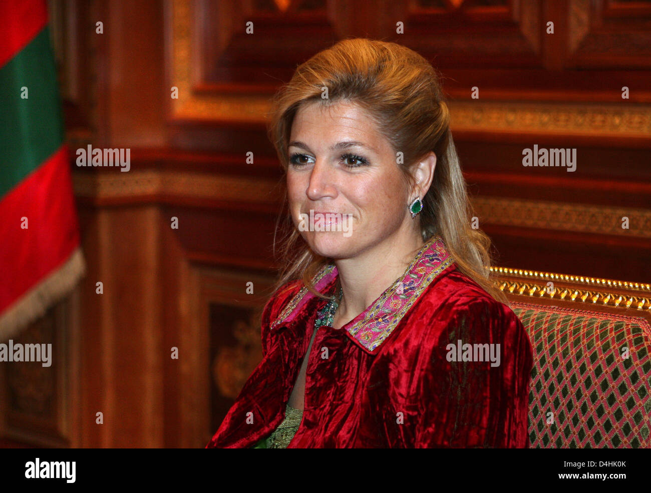 Princess Maxima pictured during the visit to Sultan and Prime Minister ...