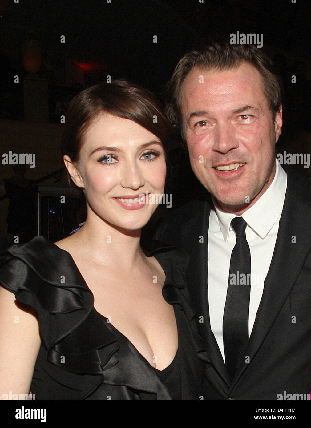Actor Sebastian Koch and his colleague and girlfriend Carice van Houten ...