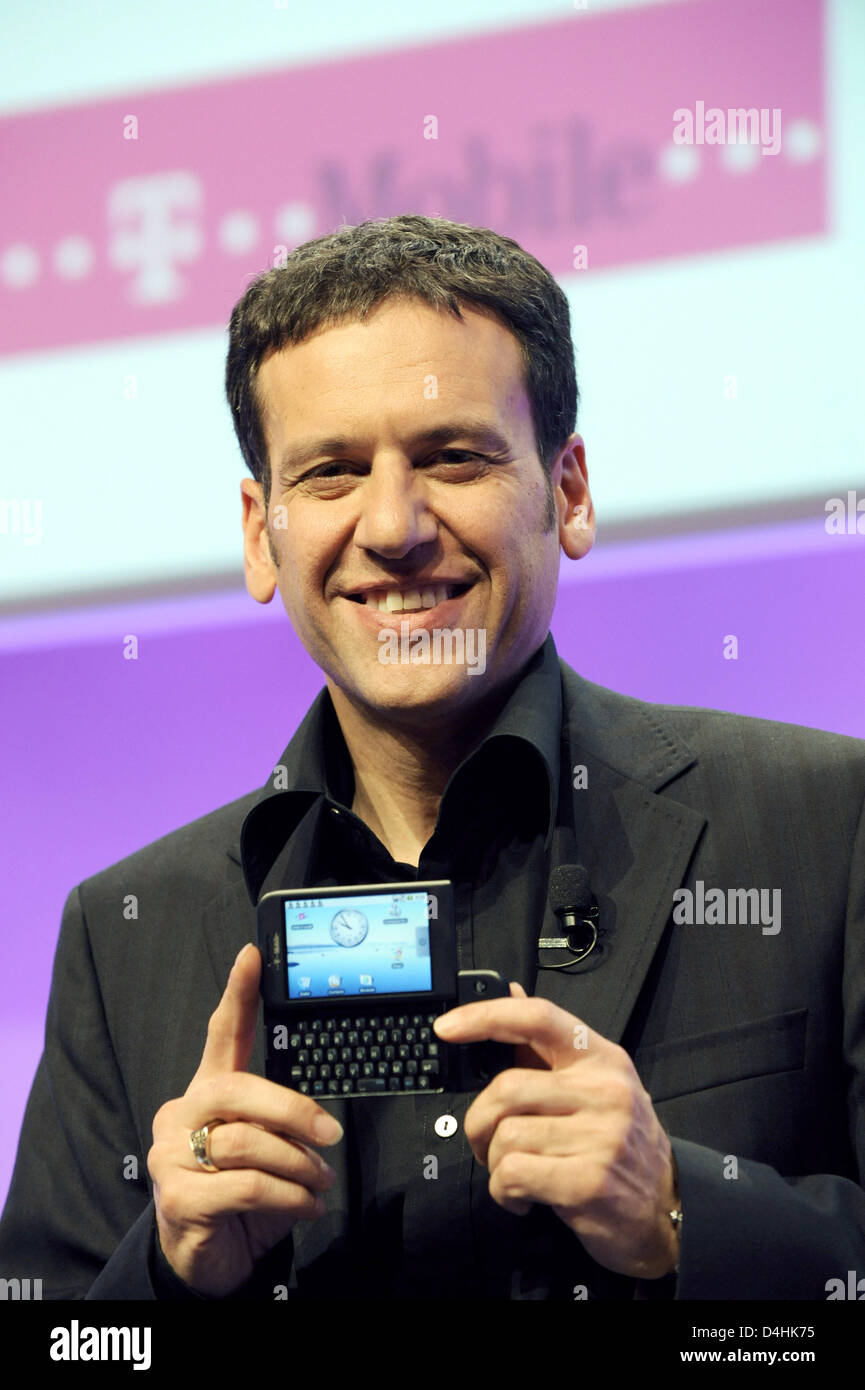 Chairman of German mobile network operator T-Mobile, Hamid Akhavan ...