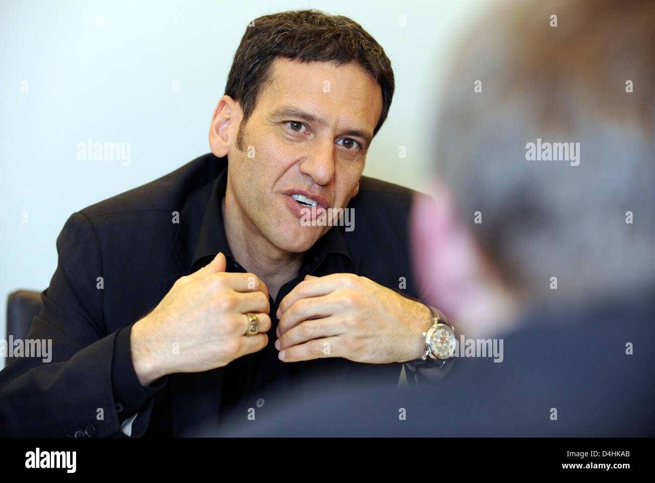 Chairman of German mobile network operator T-Mobile, Hamid Akhavan ...