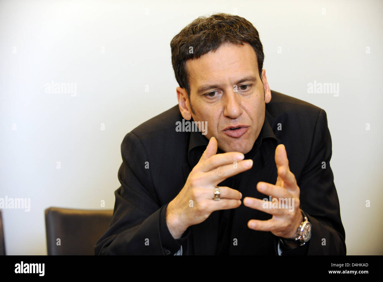Chairman of German mobile network operator T-Mobile, Hamid Akhavan ...
