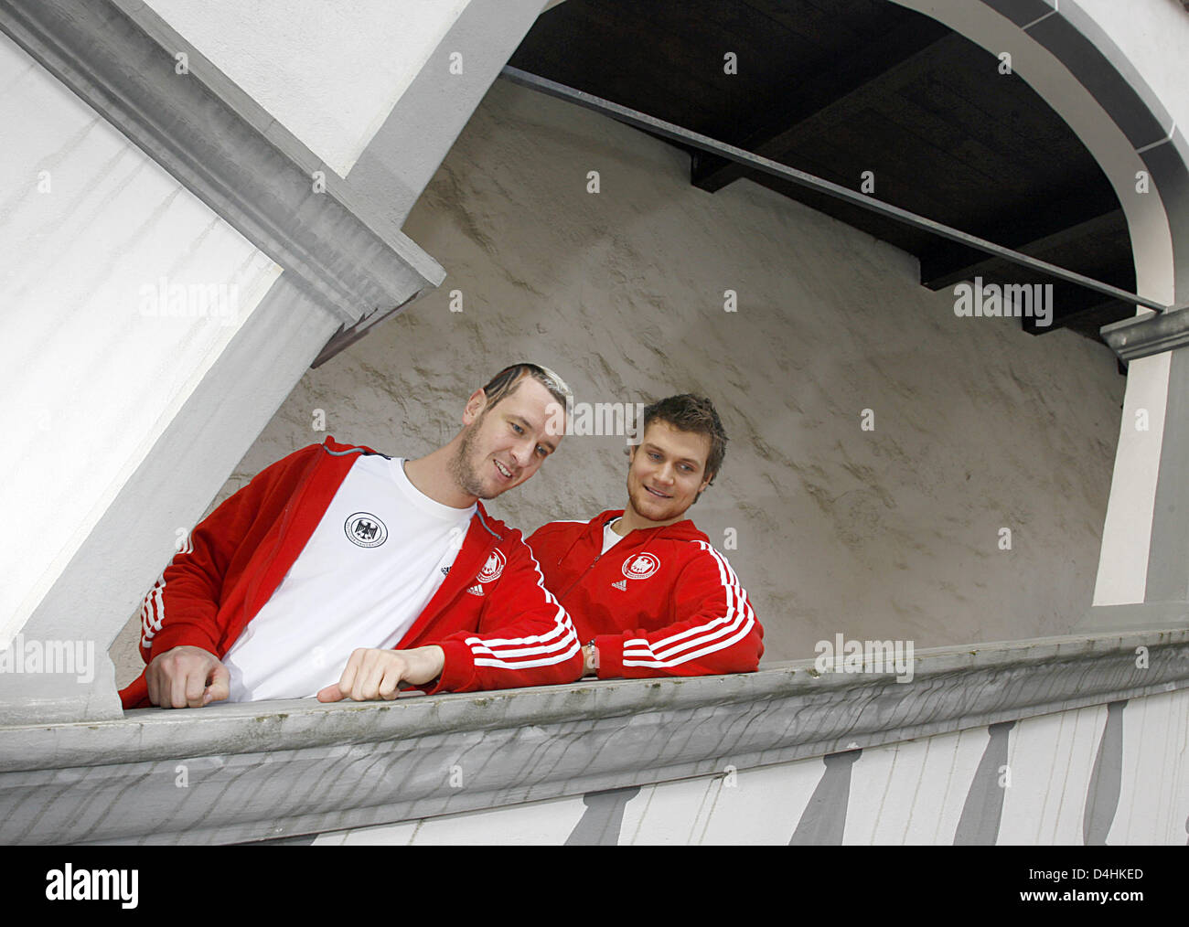 Germany?s Michael Kraus (R) and Pascal Hens (L) pictured during their ...