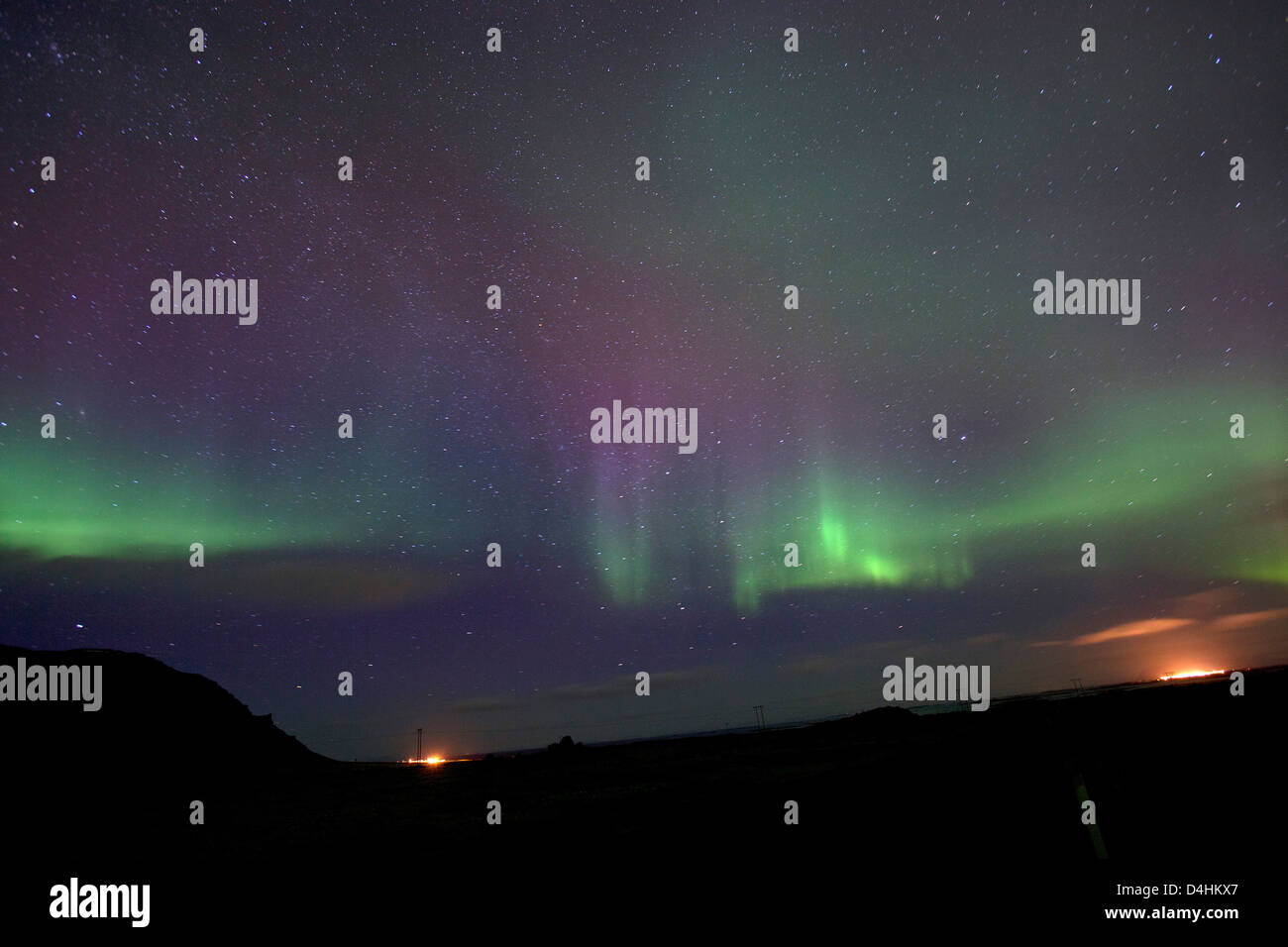 Aurora Borealis, Northern Lights Stock Photo - Alamy