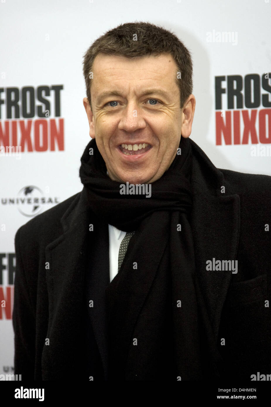 Screenplay writer Peter Morgan smiles ahead of the premiere of the ...