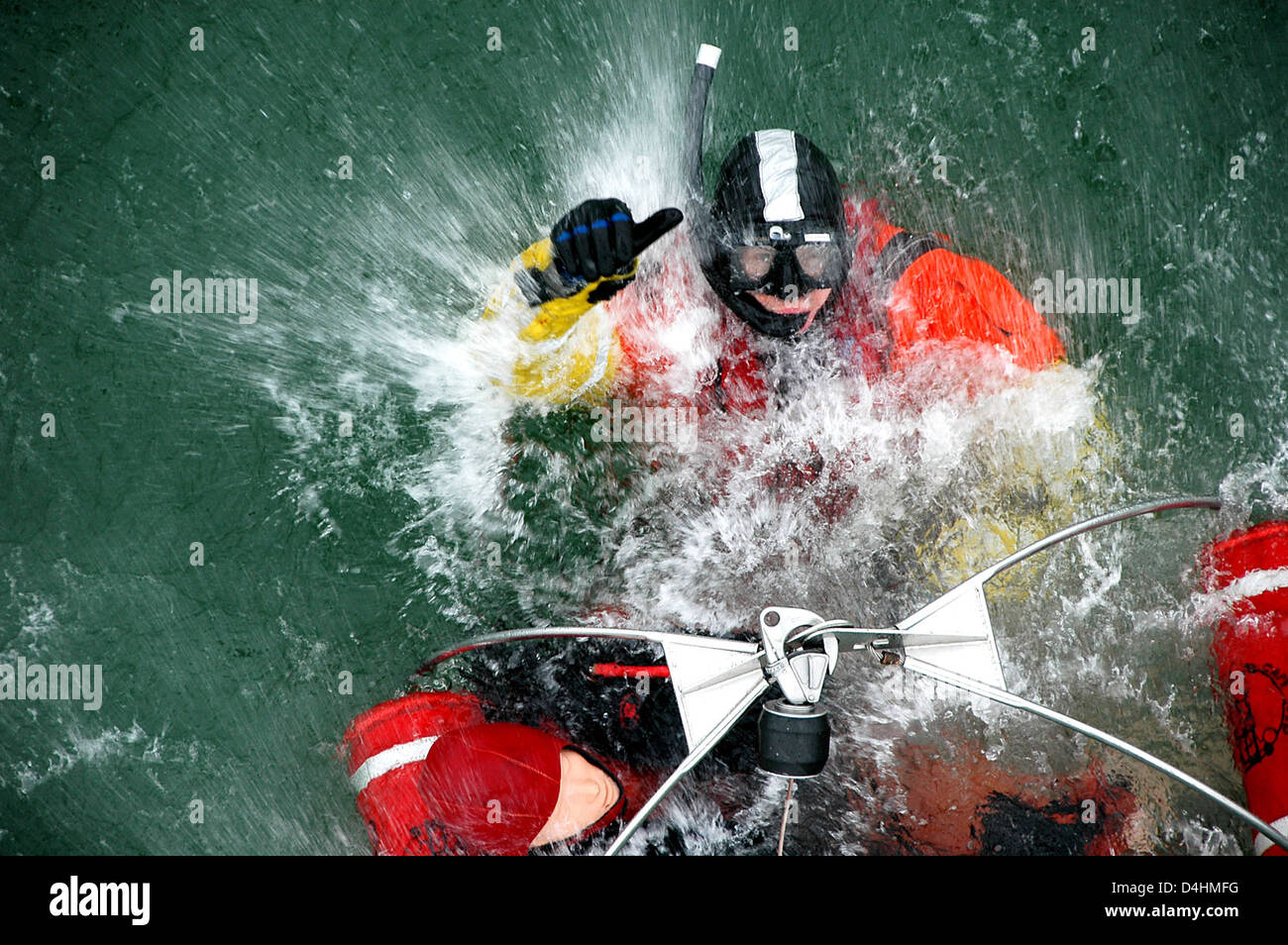 A demonstration by the U.S. Coast Guard at Barnstable Harbor showcases ...