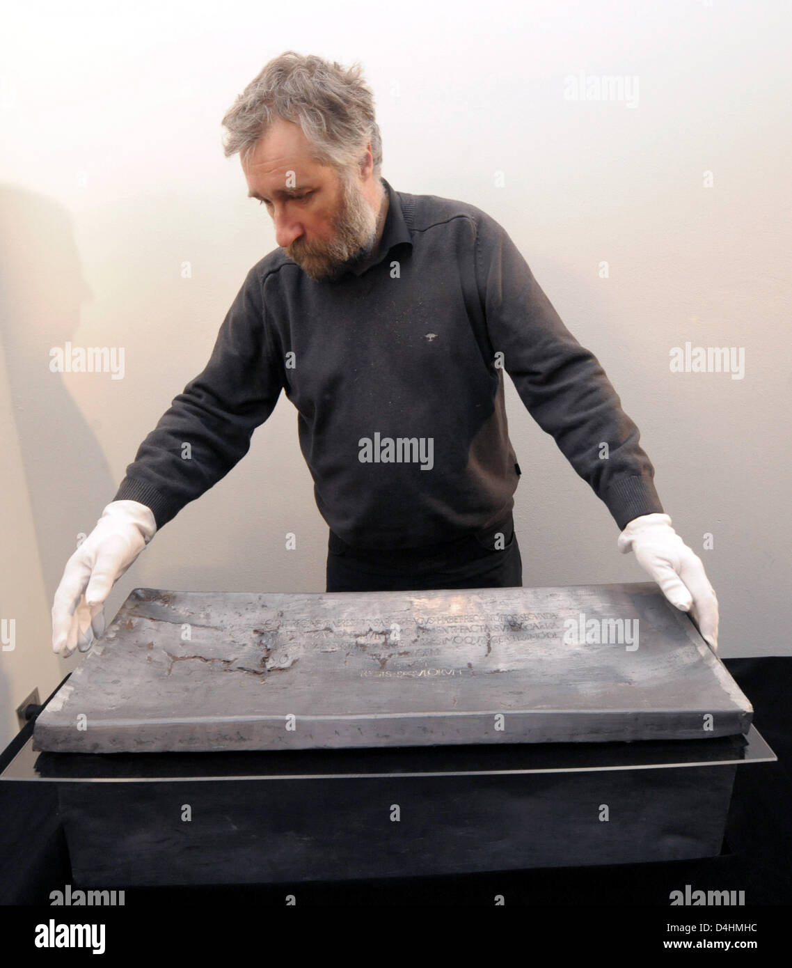 Heinrich Wunderlich, chief restorer of the Prehistoric State Museum ...