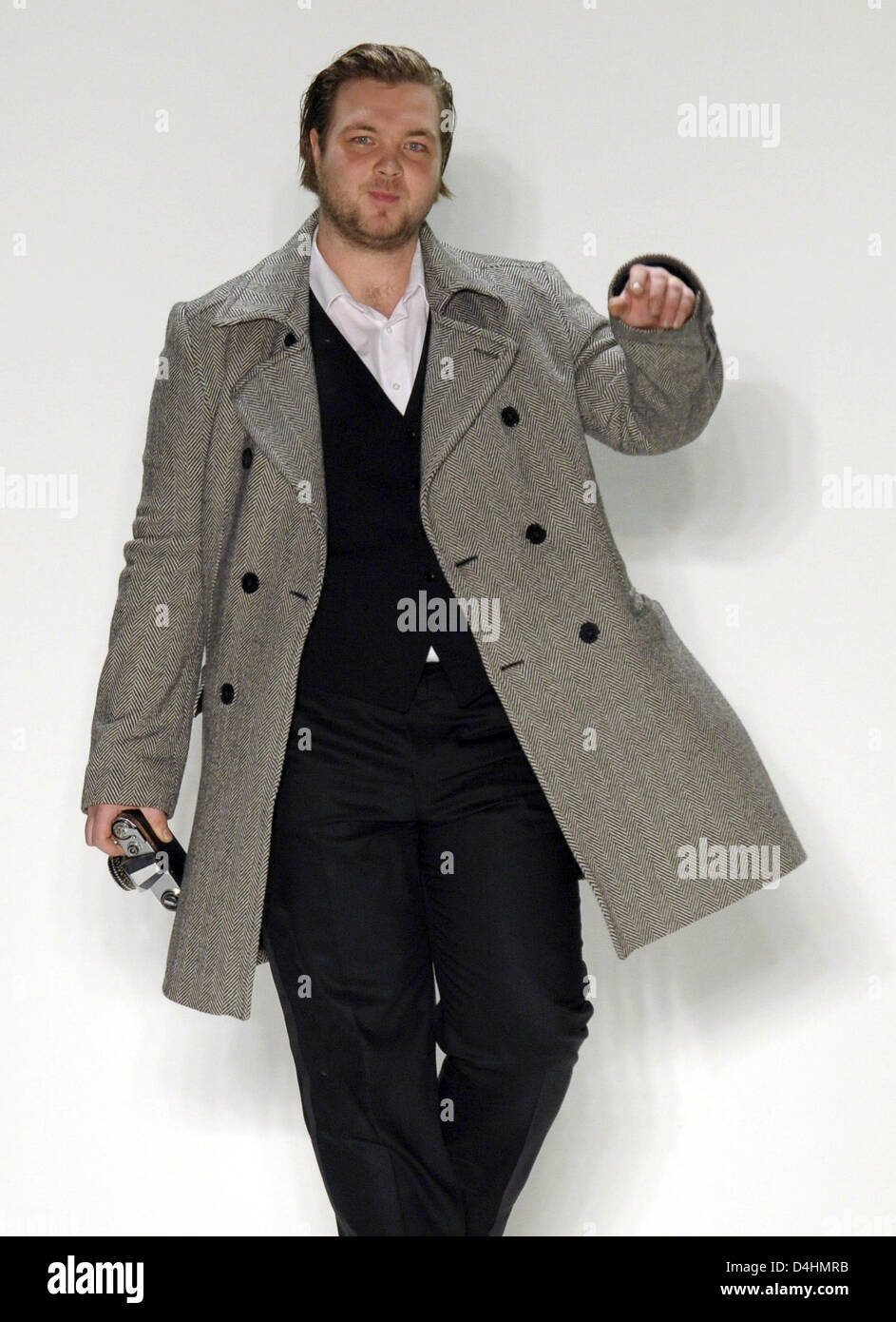 Designer Gregor Clemens of the label ?Lac et Mel? appears on the ...