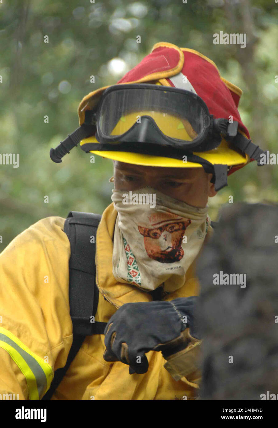 Firefighters from the U.S. Coast Guard Training Center in Petaluma ...