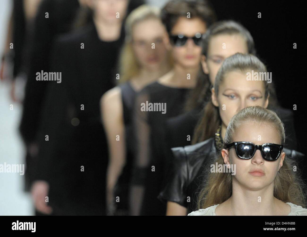 Models present creations of the label ?Felder-Felder? during the ...