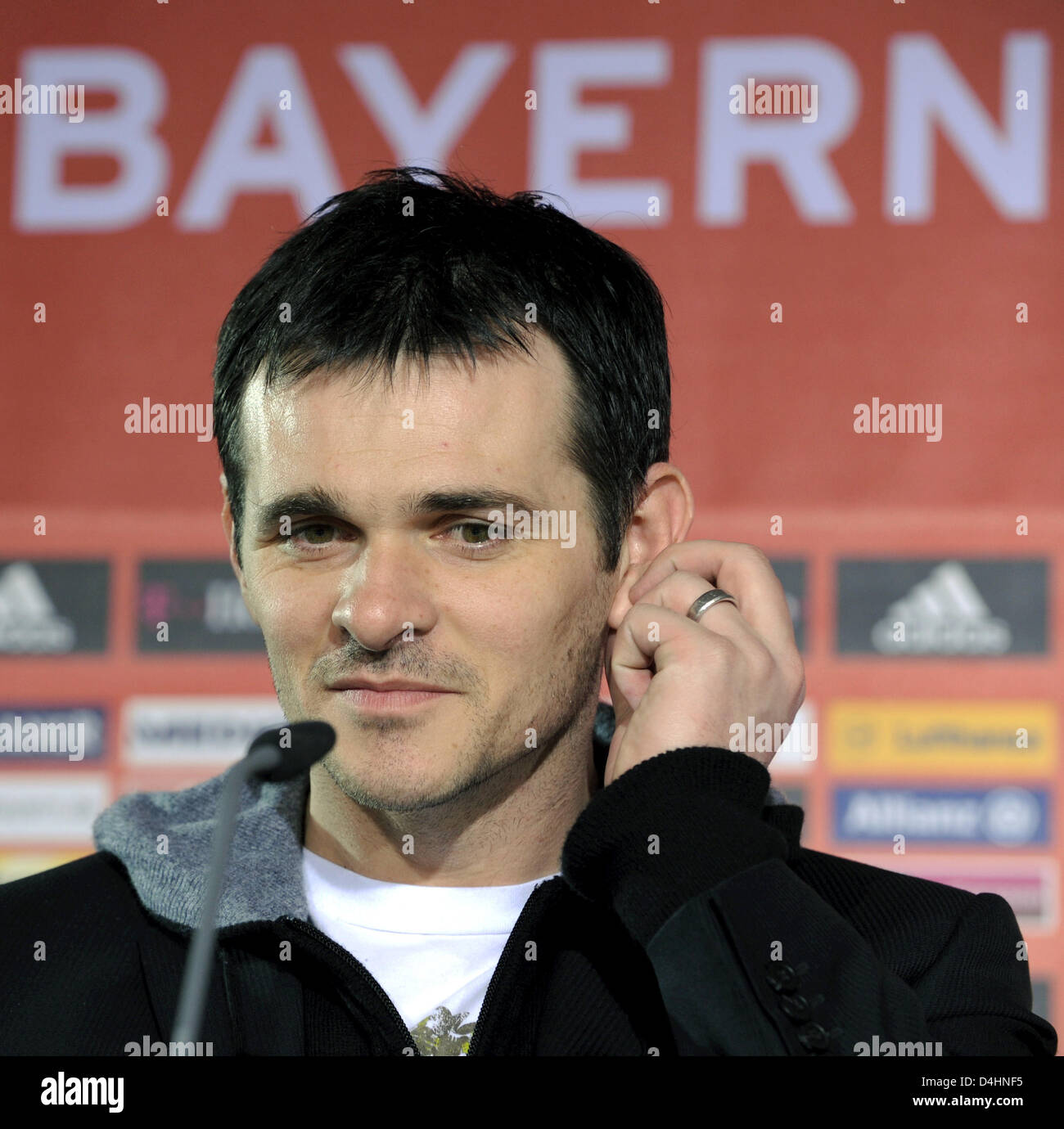 French international soccer player Willy Sagnol of German Bundesliga ...