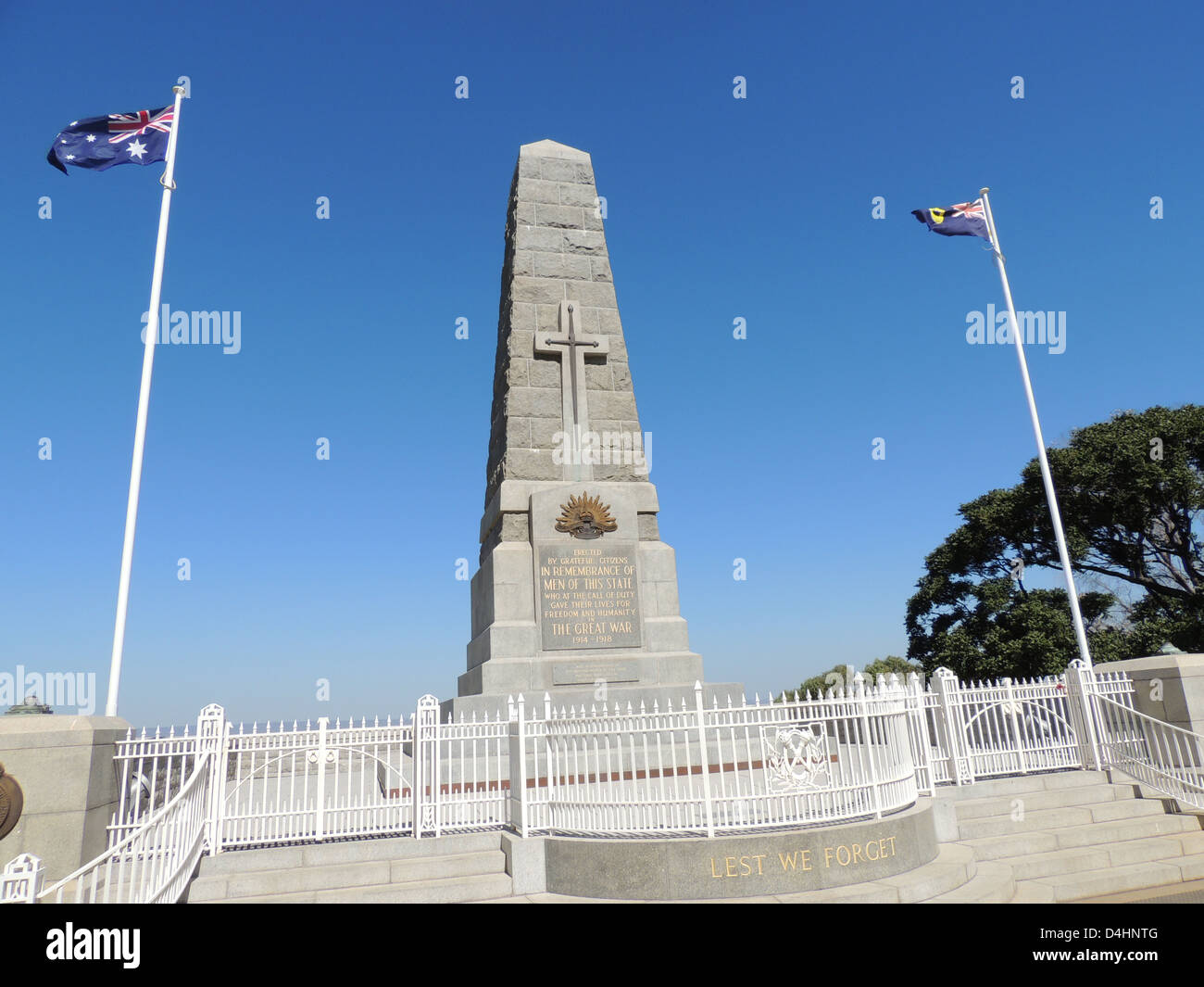 PERTH, Australia. State of Western Australia War Memorial in Kings Park ...