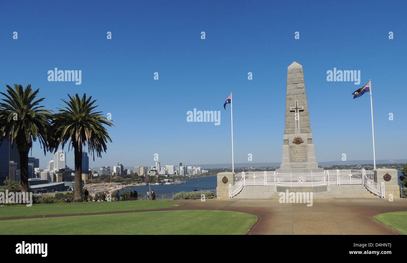 PERTH, Australia. State of Western Australia War Memorial in Kings Park ...