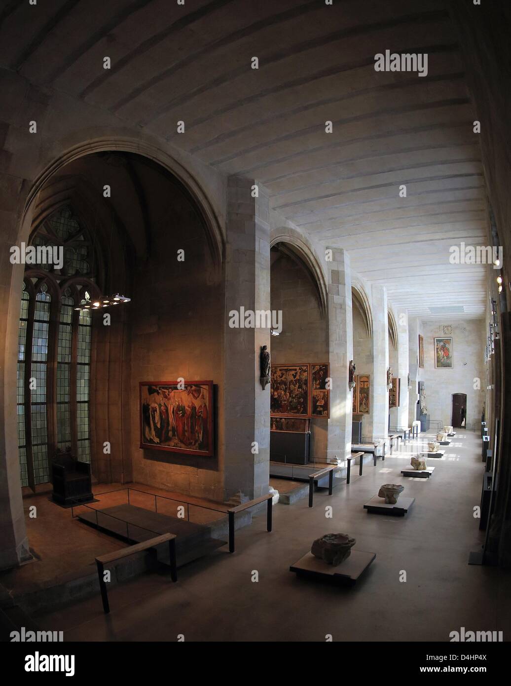 Historical altars are picture during a press session in the treasury of ...