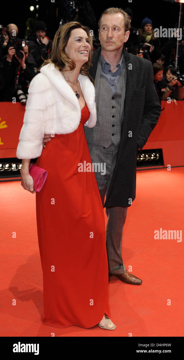 German cook Sarah Wiener and actor Peter Lohmeyer arrive at the ...